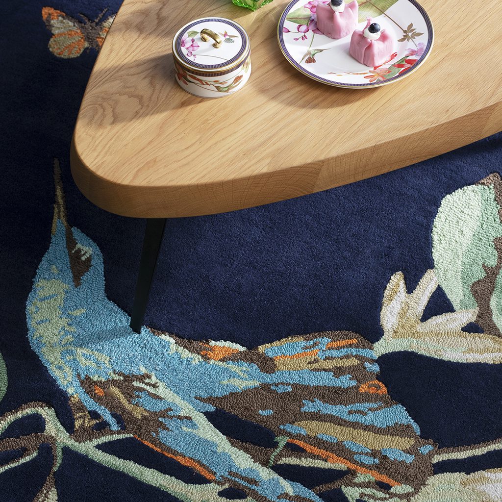 Hummingbird Navy | MaltaRugs